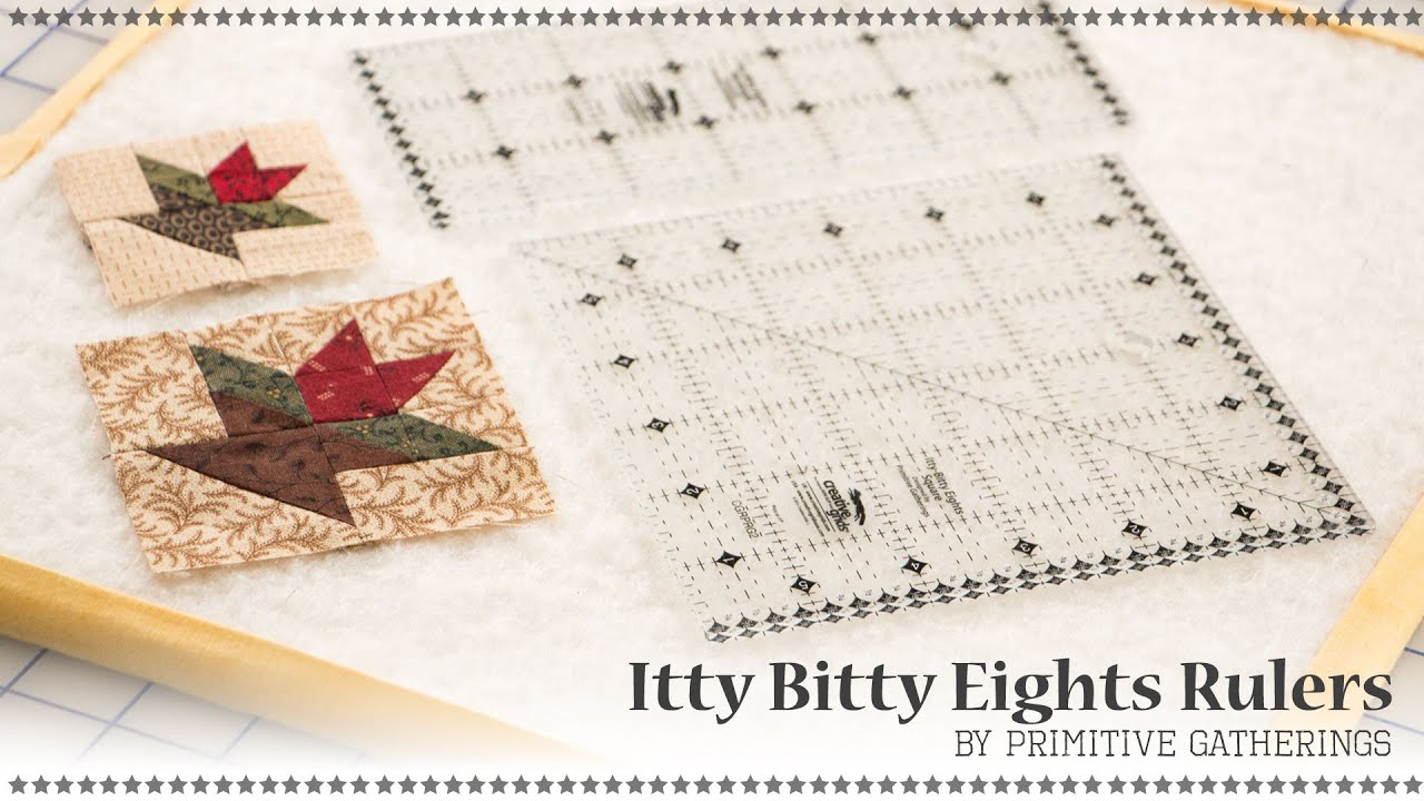 Creative Grids Itty Bitty Eights Square and Rectangle Rulers by Lisa ...