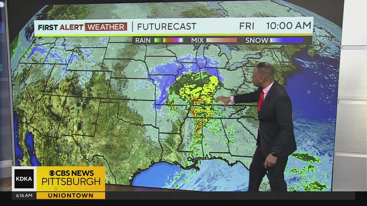 KDKA-TV Morning Forecast (1/11) - YouTube
