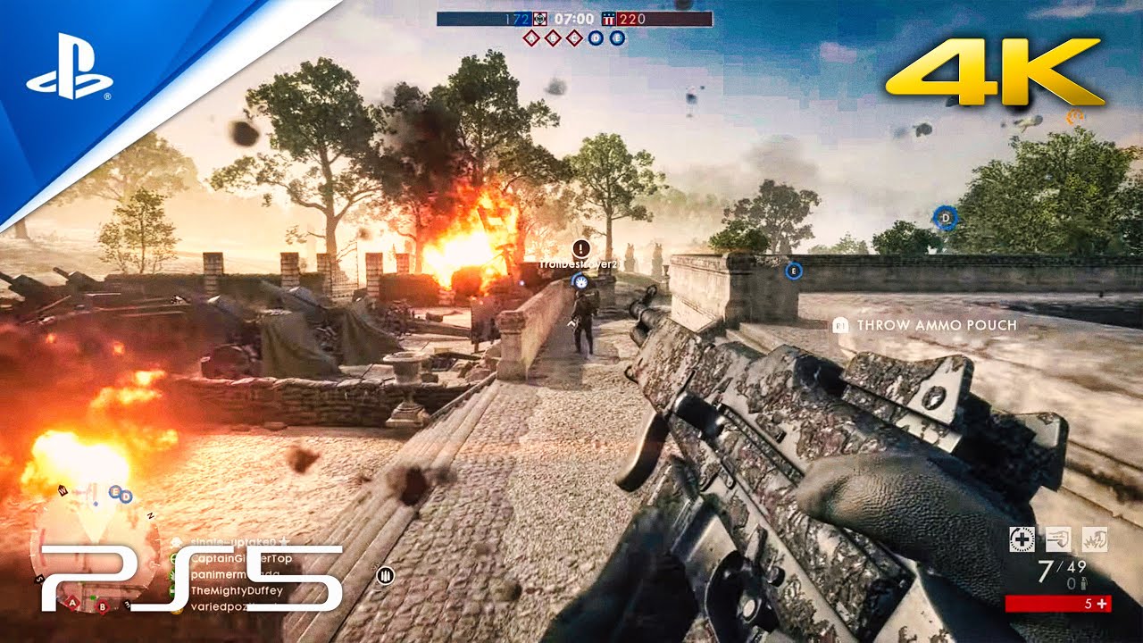 Battlefield 1: Conquest Gameplay | No Commentary | PS5 | 4K - YouTube