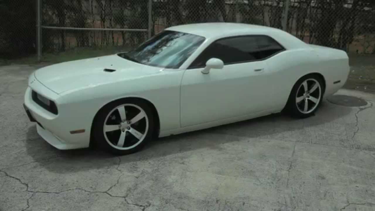 White n Low (Josh's Bagged Dodge Challenger) - YouTube