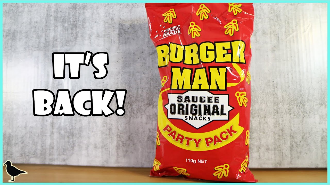 Burger Man Saucee Original Snacks Review! They're back! | Birdew ...