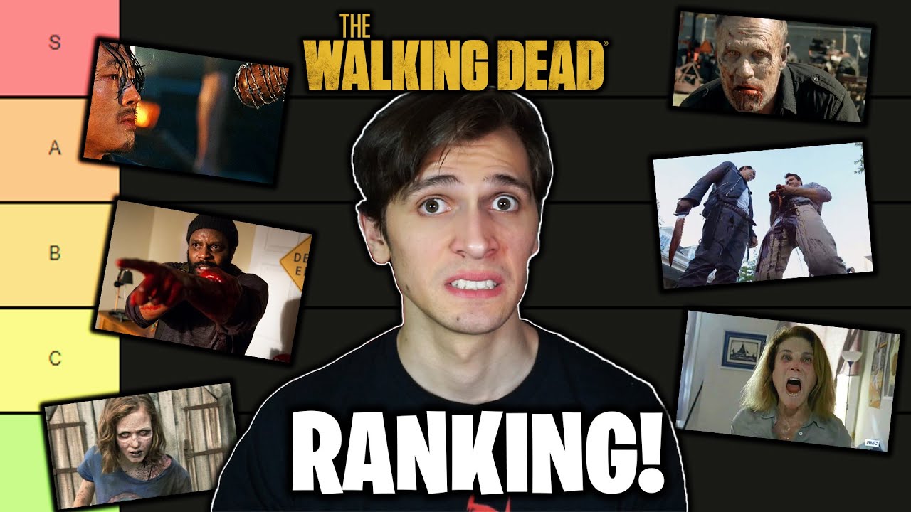 The Walking Dead Character Deaths Ranked! (Season 1 - Season 11) - YouTube