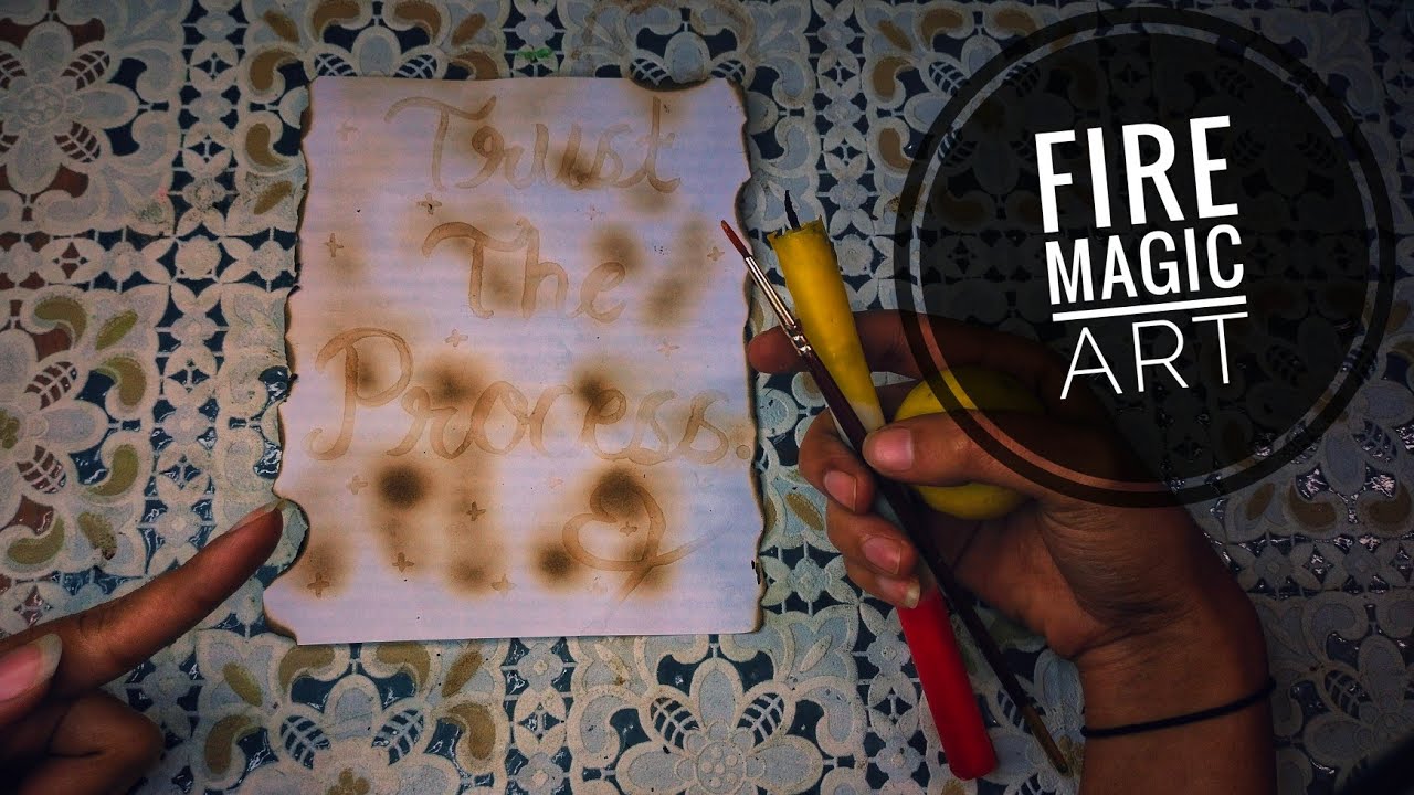 || Fire magic art || have you tried this magic art yet?😍 - YouTube
