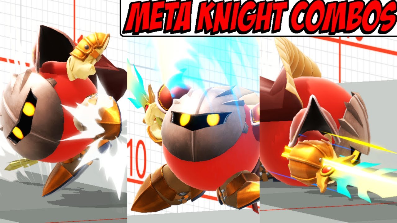 Smash Ultimate Combo Guide - Meta Knight Complete Moveset Guide! - YouTube
