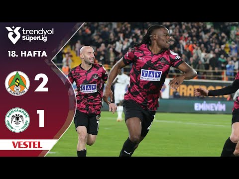 Vestel | Alanyaspor (2-1) Konyaspor - Highlights/Özet | Trendyol Süper Lig - 2024/25