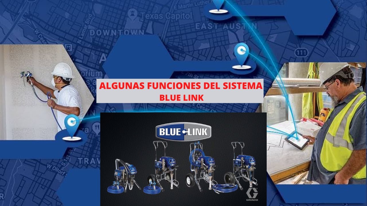 APLICACION DE BLUE LINK Pulverizadoras GRACO - YouTube