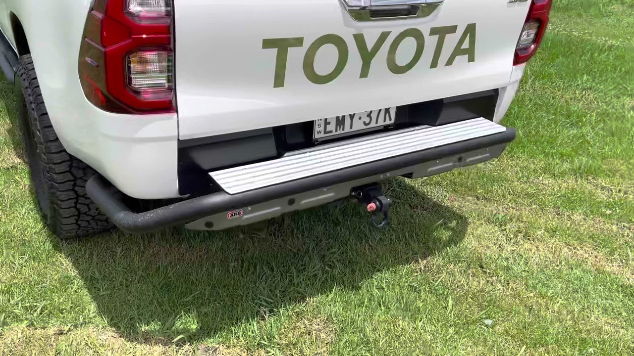 ARB Summit Rear Bar 21 Hilux - YouTube