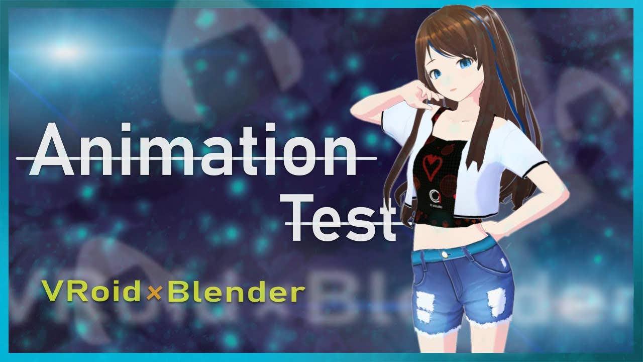 VRoid Animation Test (+Blender) - YouTube