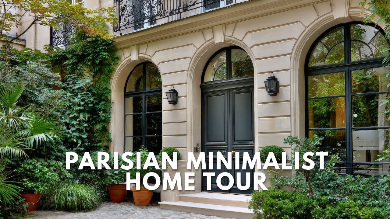 Parisian Minimalist Home Tour | Elegant French Design Meets Calm ...