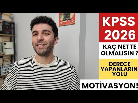 KPSS 2026 KALAN SÜREDE NELER YAPMALISIN?