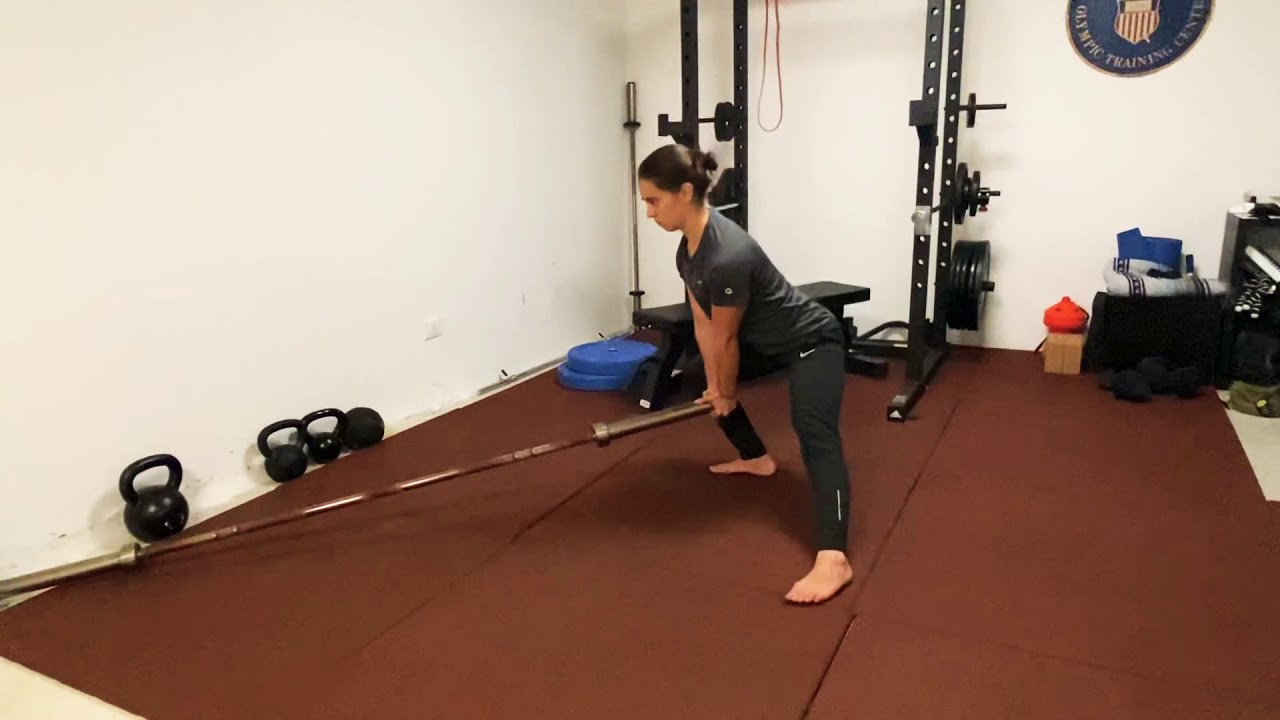 Landmine Side-to-Side Lateral Squat - YouTube