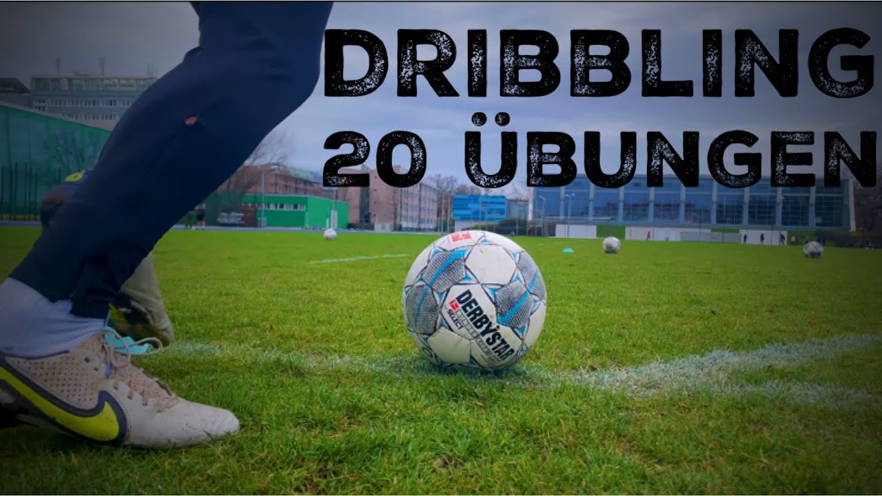 20 Fußball Dribbling-Übungen | Technik Training Für Fußballer - YouTube