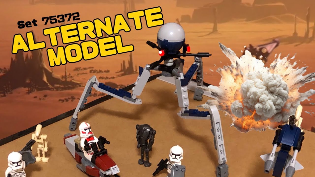 LEGO STAR WARS SET 75372 ALTERNATE BUILD - CLONE TROOPER AND BATTLE ...