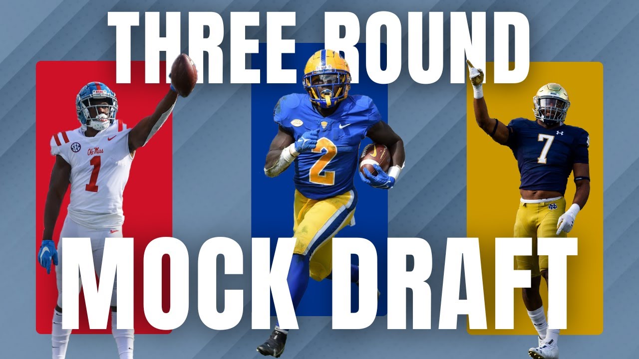 Three Round NFL Mock Draft with Trades | Third Round | 2023 NFL Draft ...
