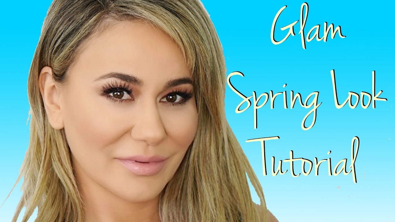 Glam Step By Step Spring Tutorial - YouTube
