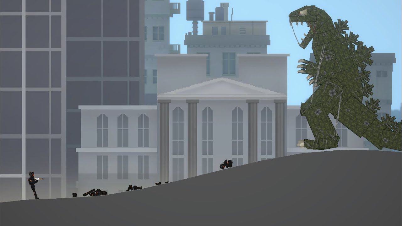 Godzilla vs The military - YouTube