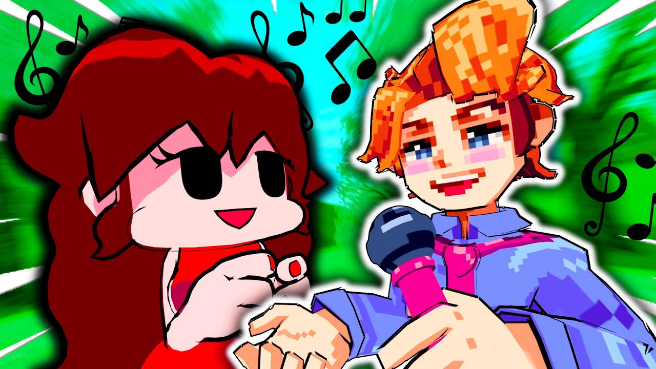 Boyfriend V.S Senpai in Friday Night Funkin' VR! - (VRChat Rap Battle ...