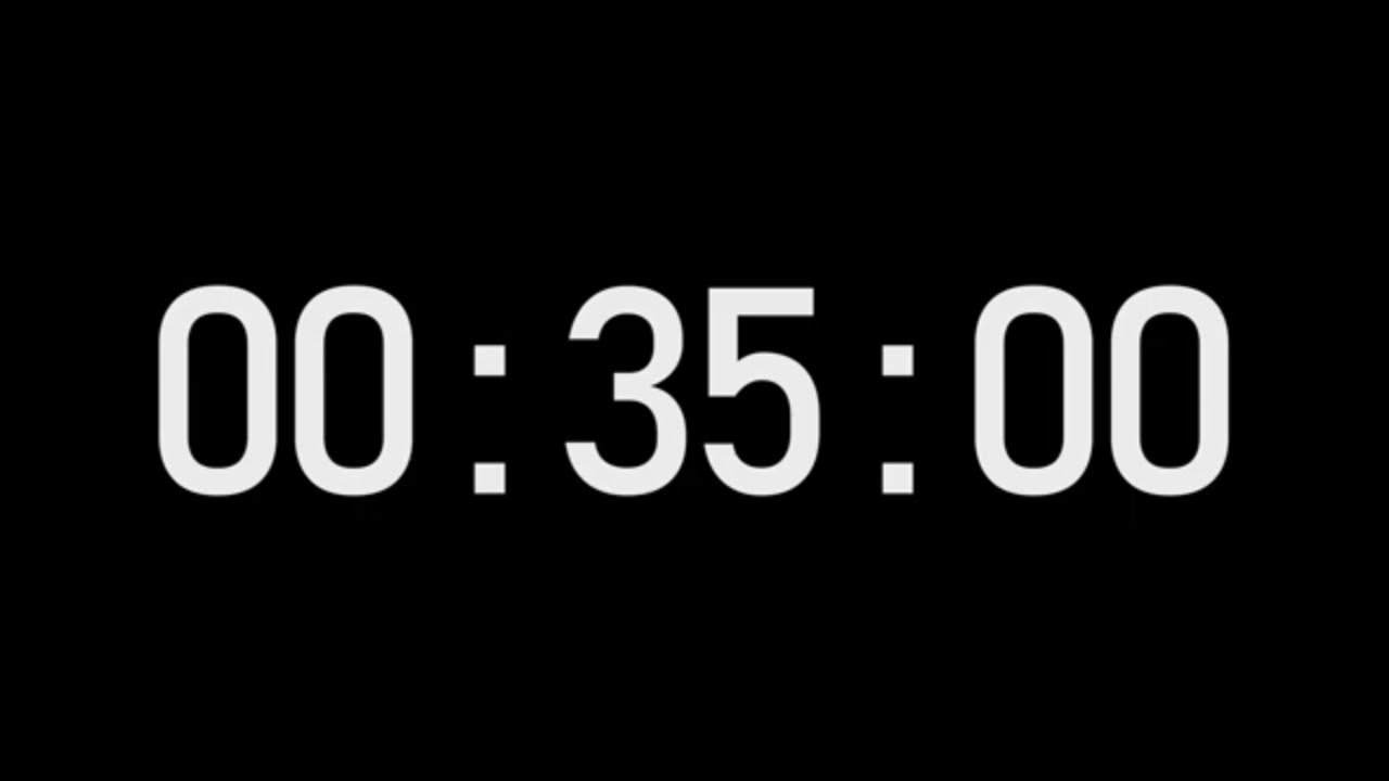 35 minutes Countdown Timer | Basic Version - YouTube