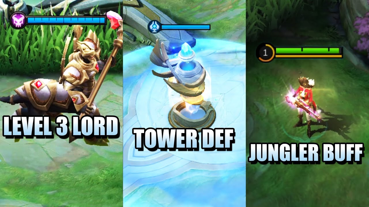NEW BATTLEFIELD TIMELINE - LEVEL 3 LORD, JUNGLER PROTECTION AND TOWER ...
