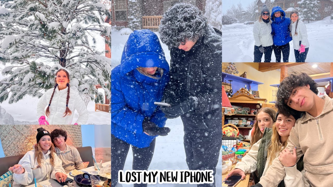 ALISSON LOST HER NEW IPHONE 📲 IN THE SNOW ️ | VLOG#1521 - YouTube