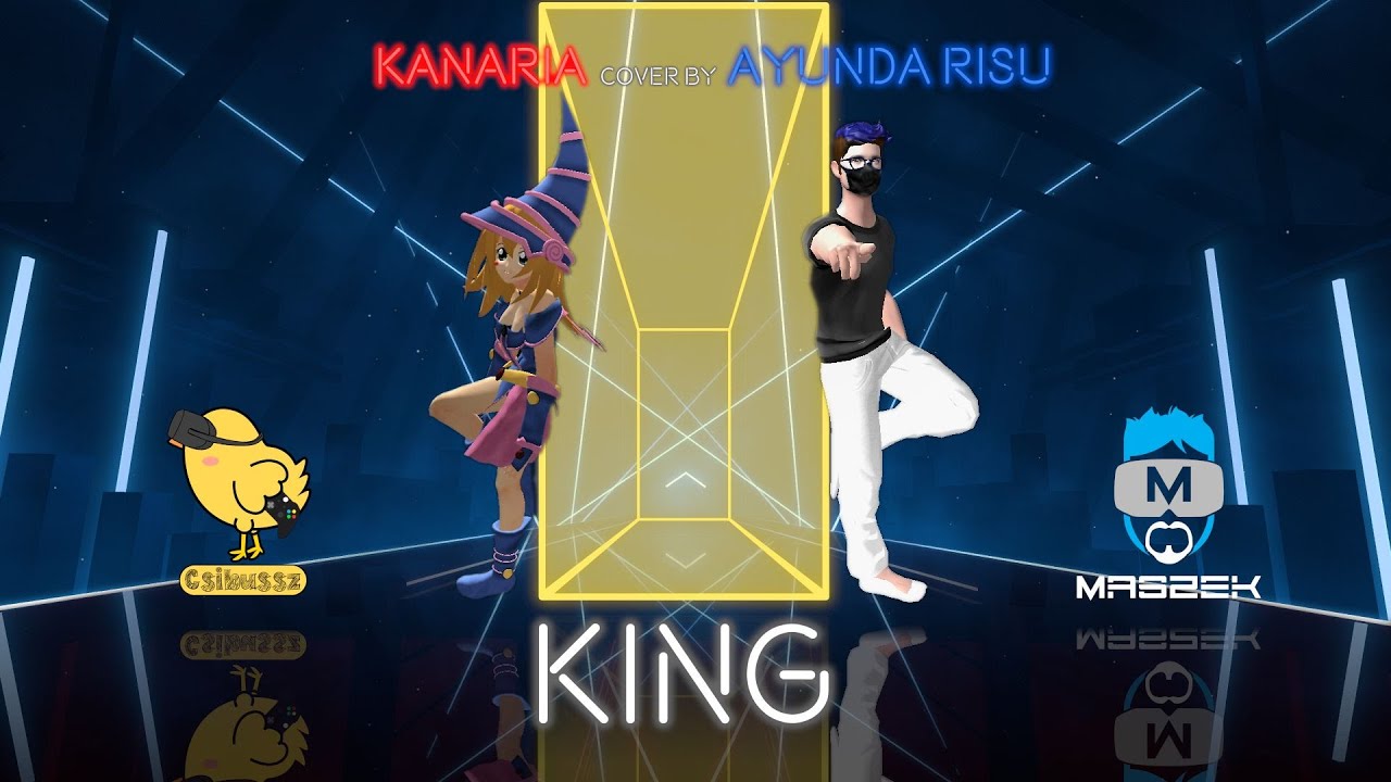 Beat Saber | Kanaria - KING [Ayunda Risu cover] feat Csibussz - YouTube