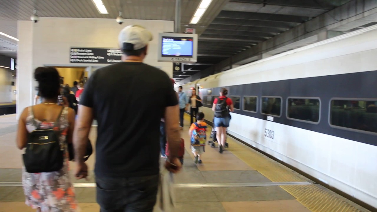 New Jersey Transit N. Jersey Coast Line Train 3595 to South Amboy ...