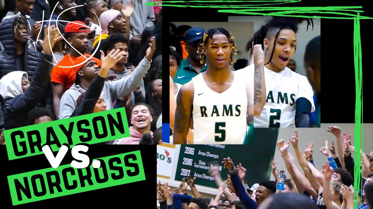Caleb Murphy & Deivon Smith Grayson DESTROY Norcross For Final Four ...