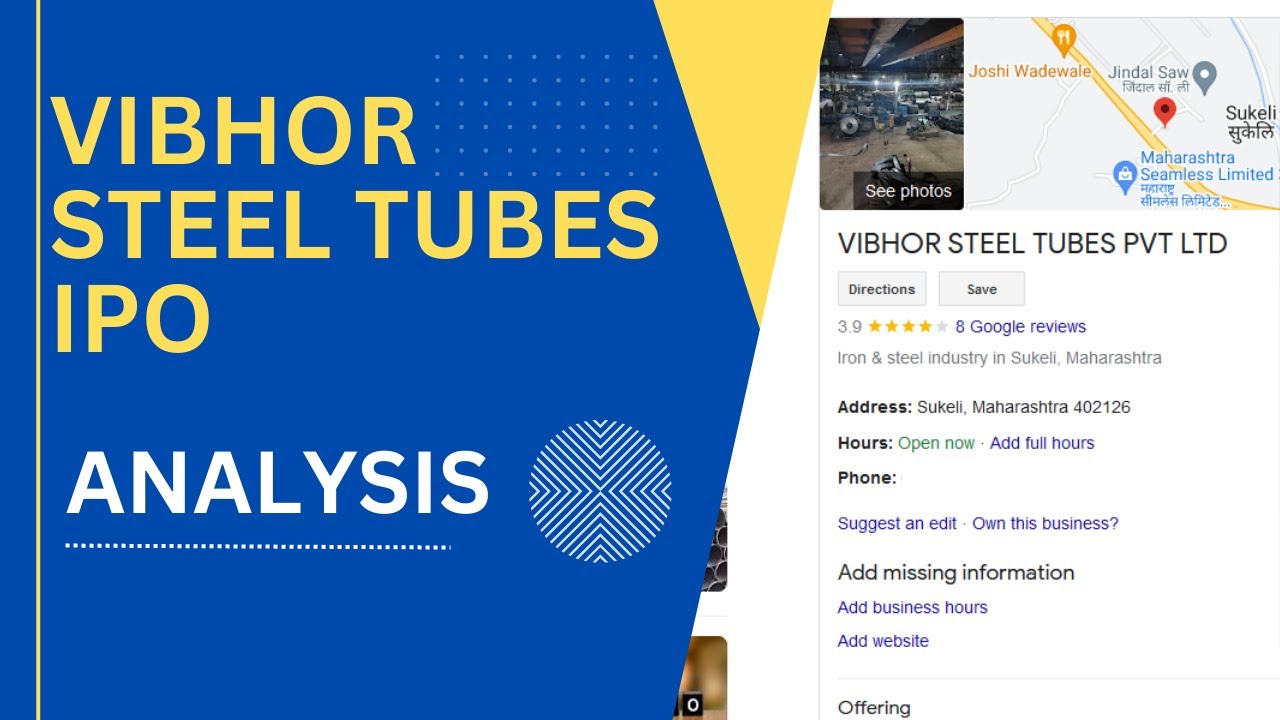 Vibhor Steel tube IPO- Review | Vibhor Steel Tube analysis ...