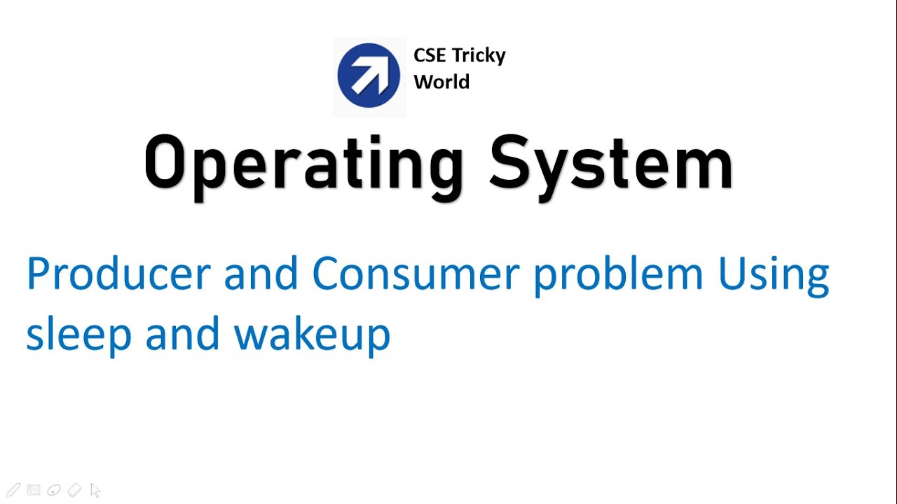OS| Producer and consumer problem using sleep and wakeup| Process ...