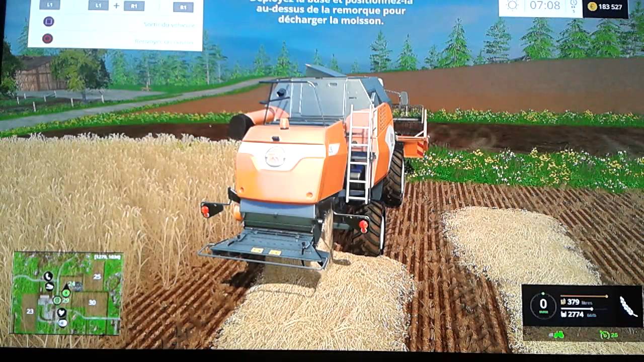 Farming simulator #1 carrière suivie - YouTube
