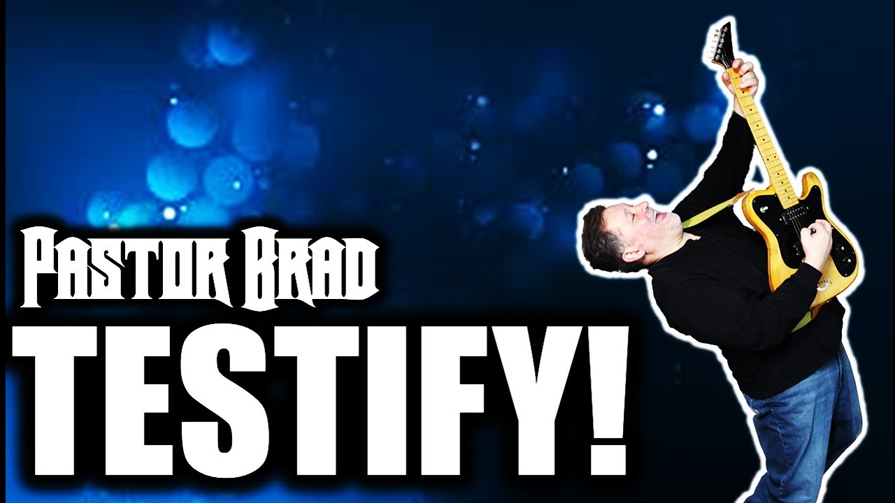 Pastor Brad - TESTIFY (Lyric Video) 80s Christian Hard Rock! - YouTube