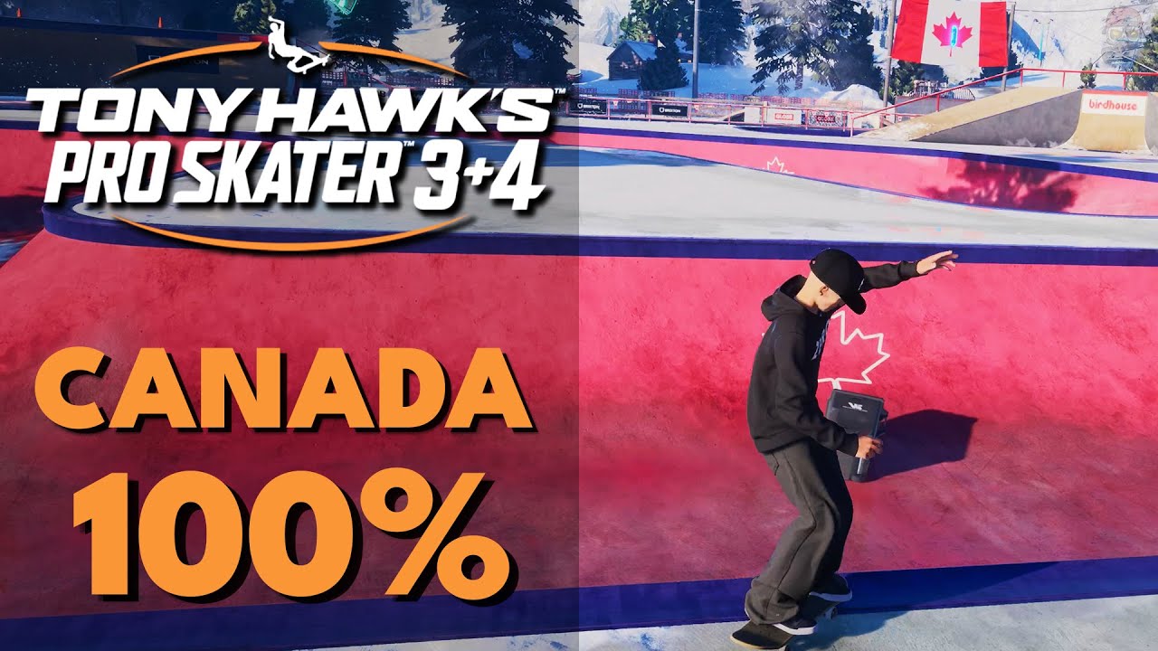 Tony Hawk Pro Skater 3+4 | CANADA 100% - YouTube