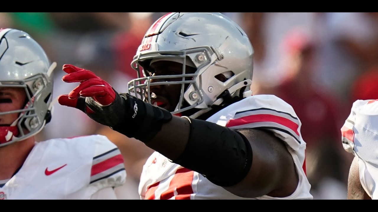 Ohio State's Donovan Jackson on Buckeyes improved offensive line play ...