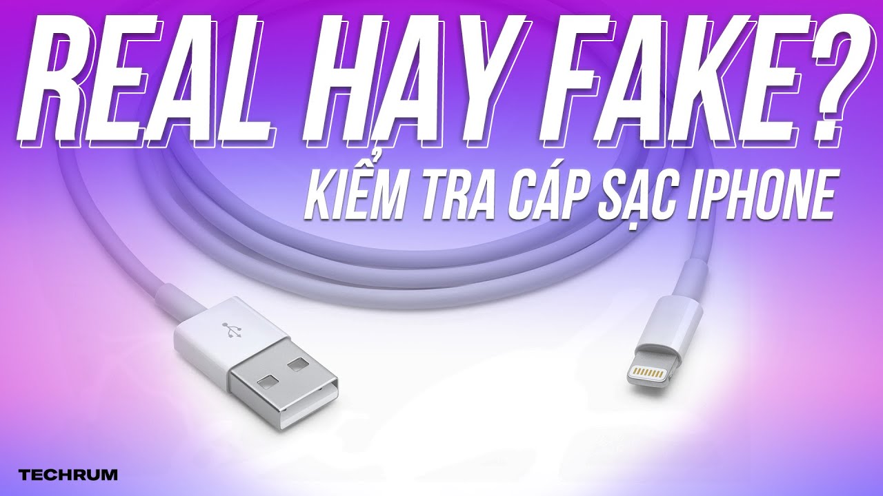 Cách để kiểm tra xem cáp lightning của bạn có phải đồ xịn không bằng 3u ...