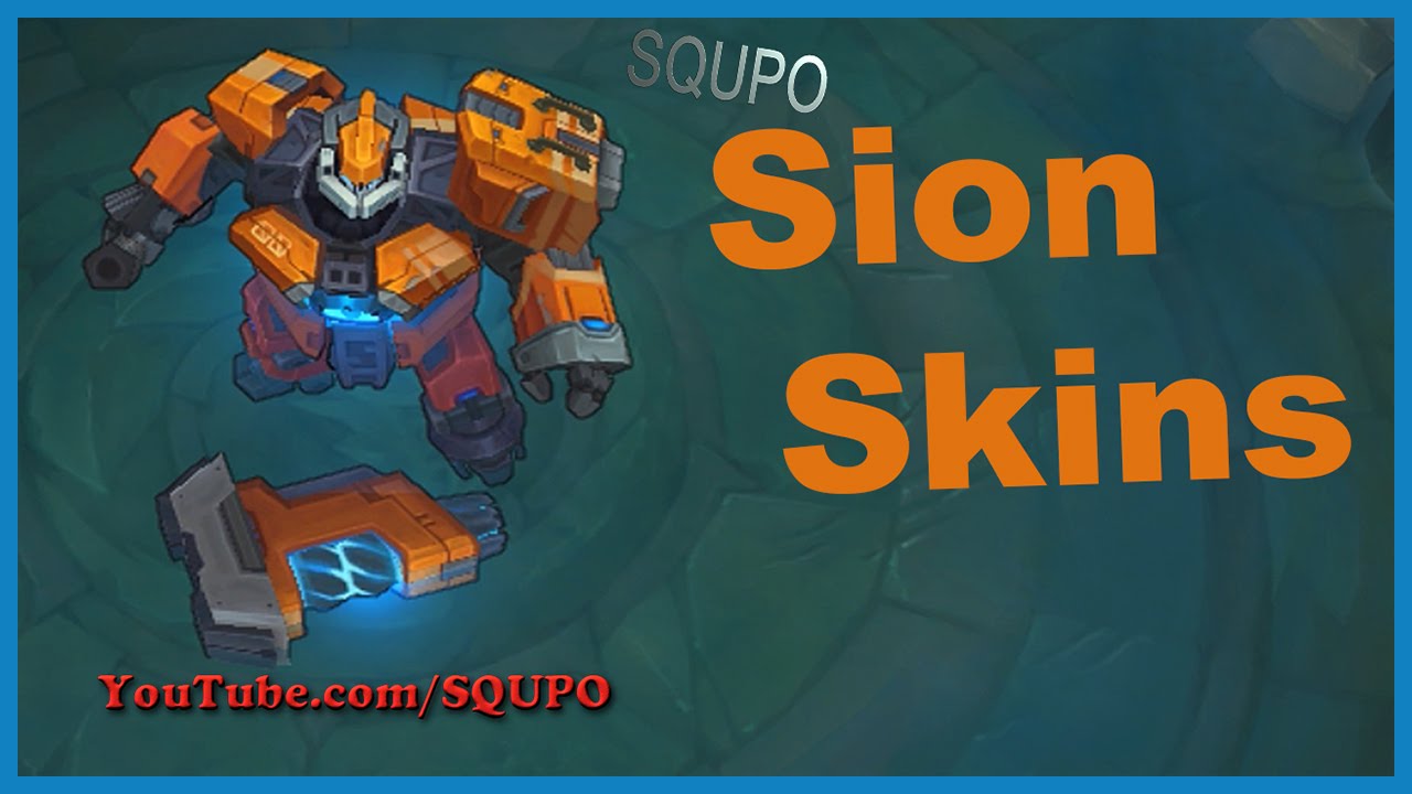 All Sion Skins (League of Legends) - YouTube