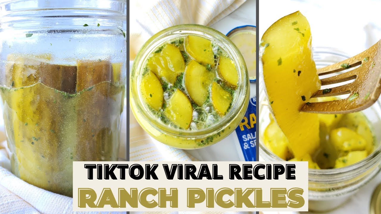 How to Make Ranch Pickles {TikTok Viral Recipe} - YouTube