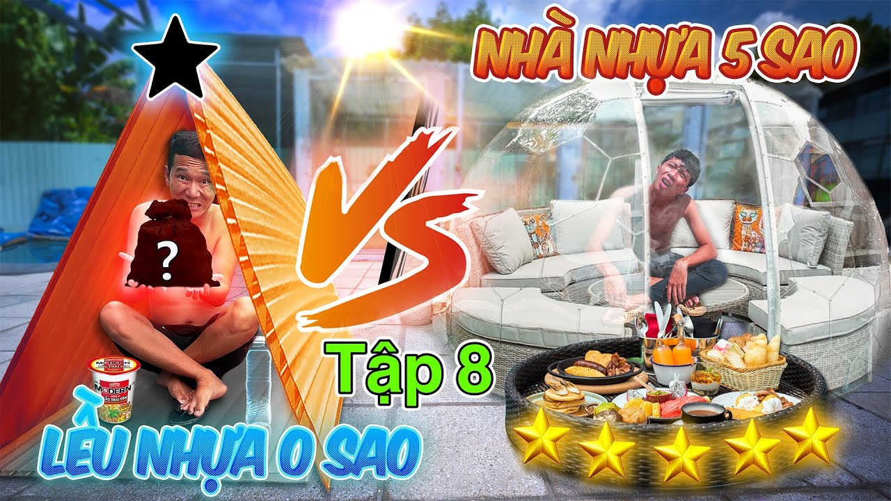 Người Cuối Cùng Rời Khỏi NHÀ BẰNG NHỰA 0 Sao vs 5 Sao sẽ Thắng 10 Triệu ...
