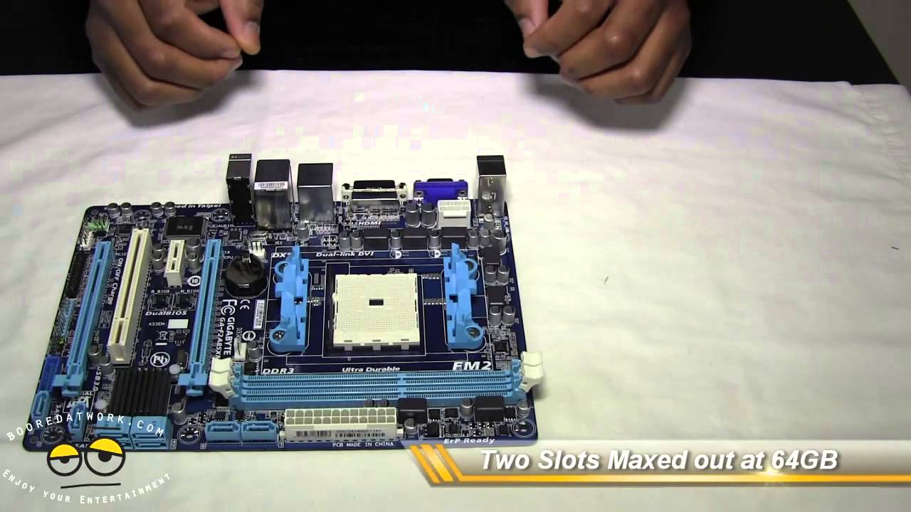 Gigabyte F2A85XM-HD3 AMD APU Motherboard Overview - YouTube