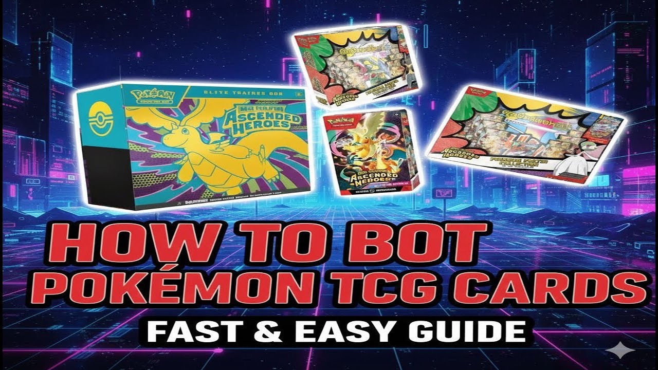 How To Bot Pokemon Cards DETAILED GUIDE | beginner friendly - YouTube