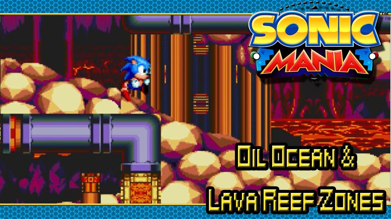 Sonic Mania Walkthrough (Switch | Sonic & Tails | Oil Ocean & Lava Reef ...