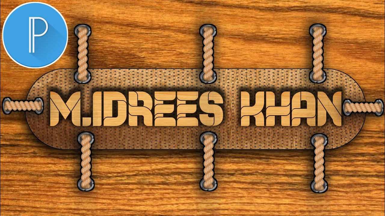 3D Idrees Name text Photo Editing || PixelLab Tutorial | My Studio 302 ...