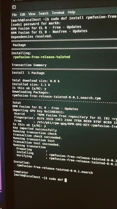 How To Enable RPM Fusion Repository In Fedora, RHEL, AlmaLinux, Rocky Linux - YouTube