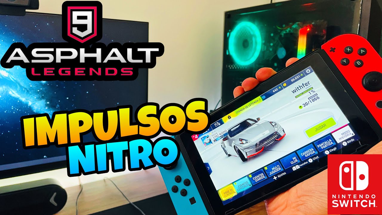 👉 Como Hacer IMPULSOS de NITRO en ASPHALT 9 en NINTENDO SWITCH 🔥 - YouTube