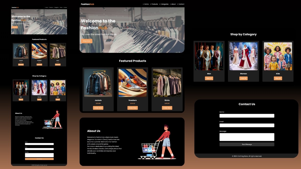 How To Create a Fashion Website Using HTML CSS & JavaScript - YouTube
