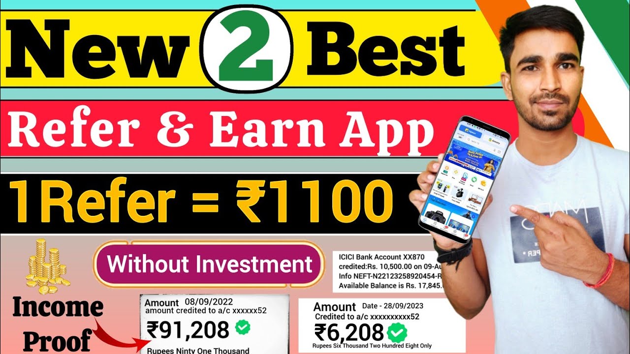 Best earning app for Students | Daily ₹1100 | Refer and earn app | New ...