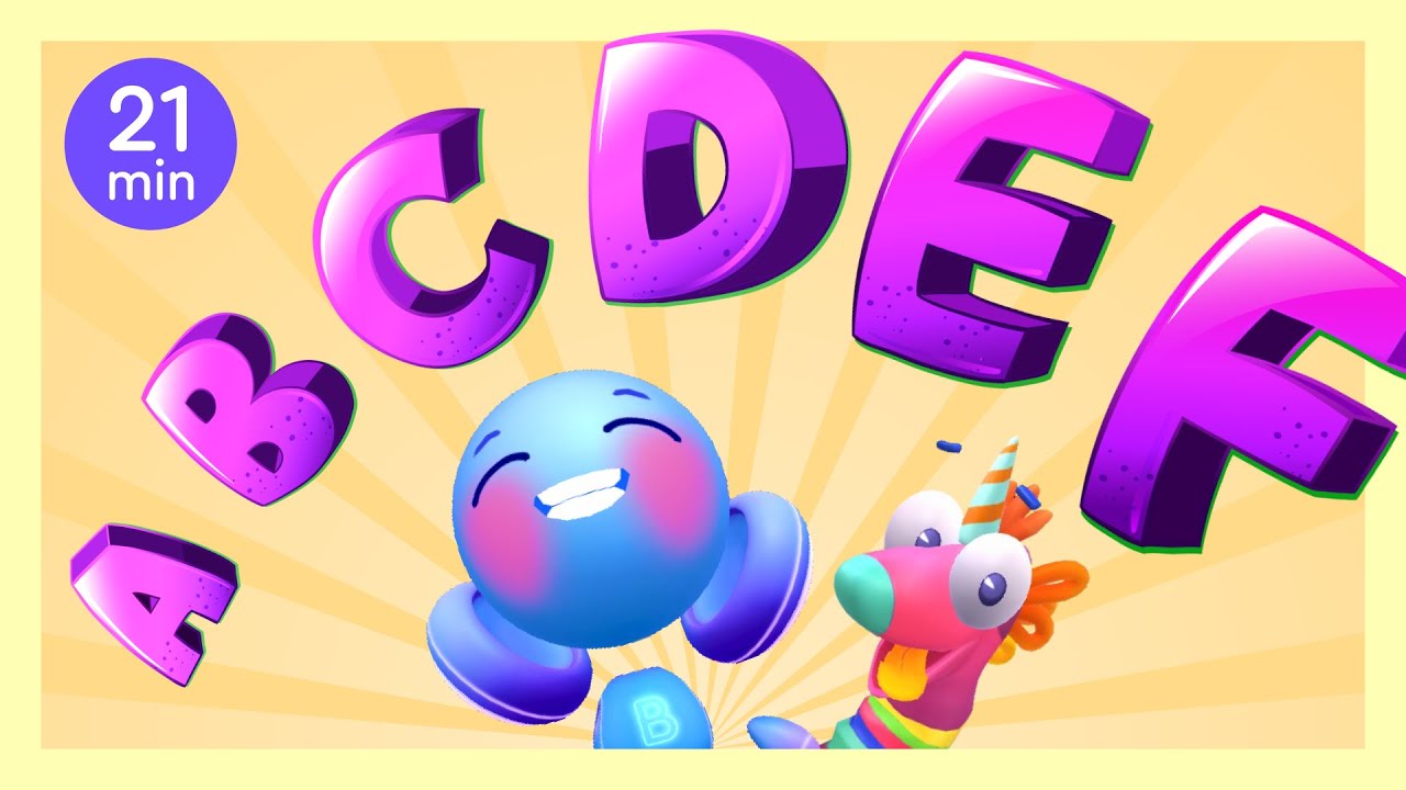 The Alphabet with Buddy | Letters A B C D E F | Alphabet for Kids ...
