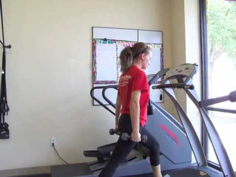 Workout of the Week: Treadmill Lunges - YouTube