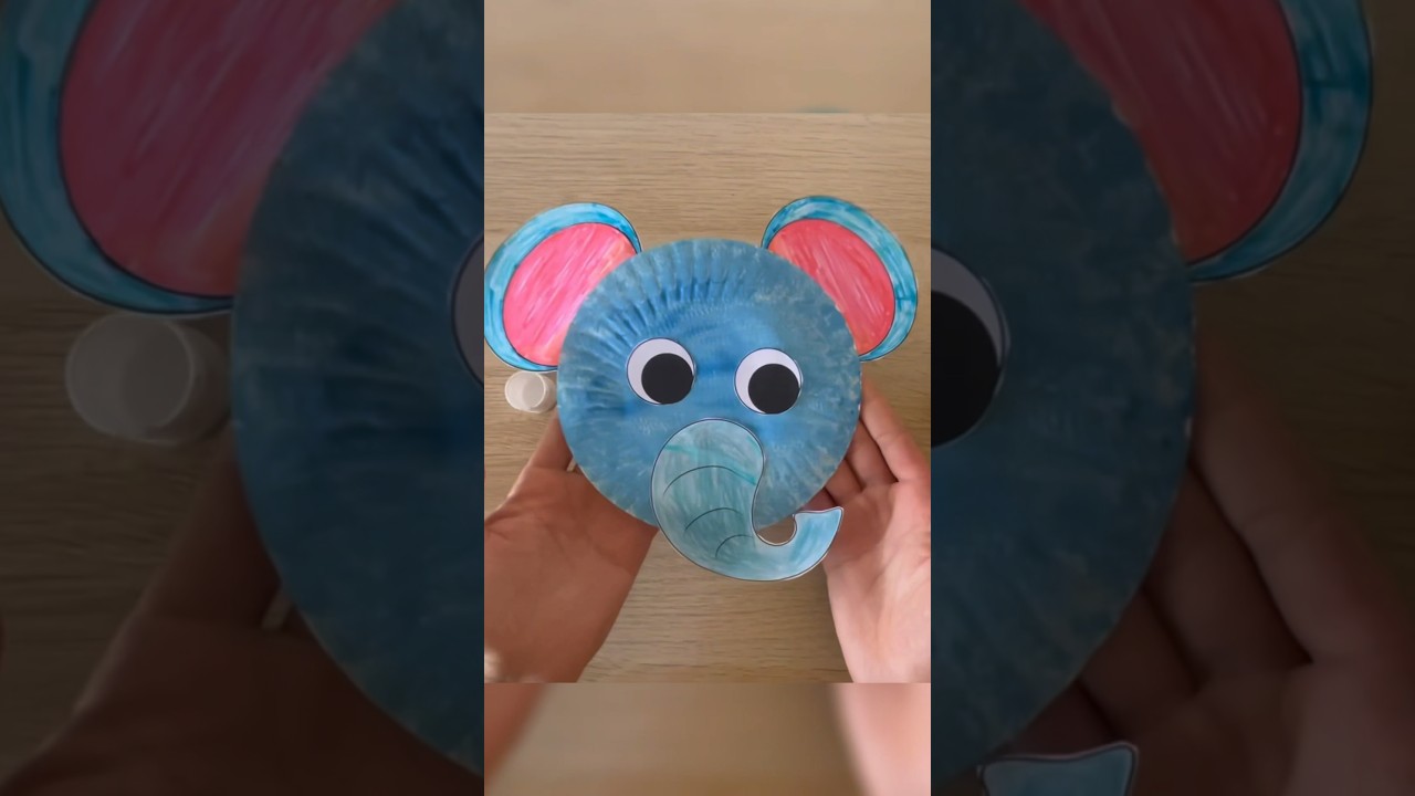 How To Make Elephant From Paper Plate