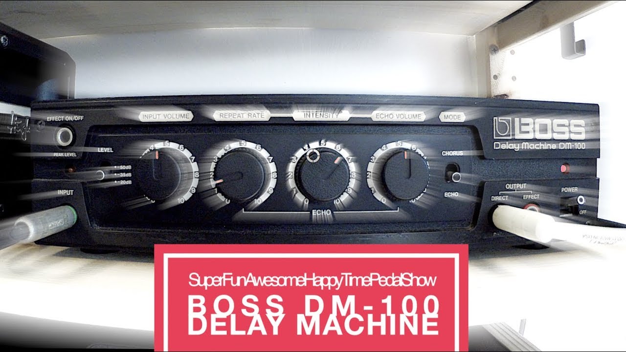A Tuesday morning with the Boss DM-100 Delay Machine - YouTube