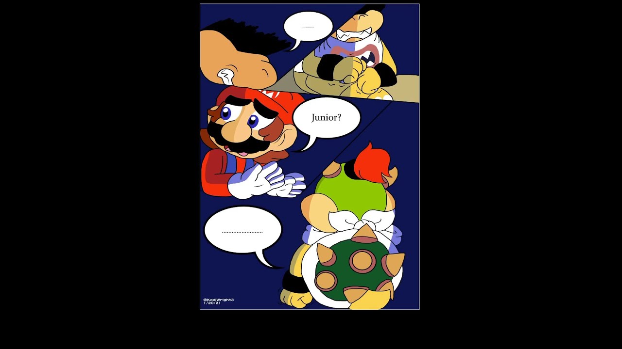 Mario Comforts Bowser Jr (Changed Grammar) (Bowser’s Fury Comic Dub ...